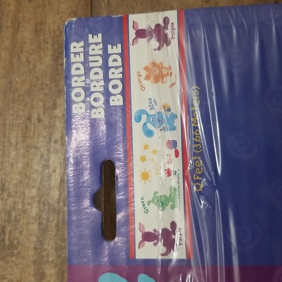 Nickelodeon | Wall Decor | Vintage Blue Clues Wallpaper Border With 4 ...